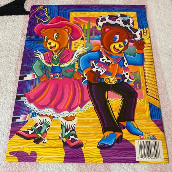 Lisa Frank | Office | Vintage Lisa Frank Cowboy Bears Folder | Poshmark